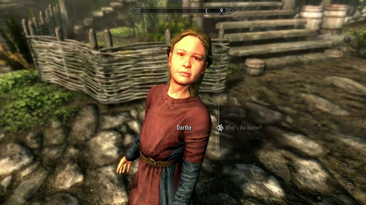 Skyrim: Dorthe is orphaned - YouTube
