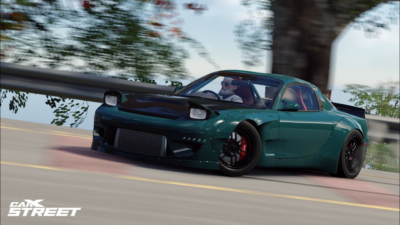 CarX Street - Mazda RX-7 (FD3S) Drifting Down Hill! - YouTube