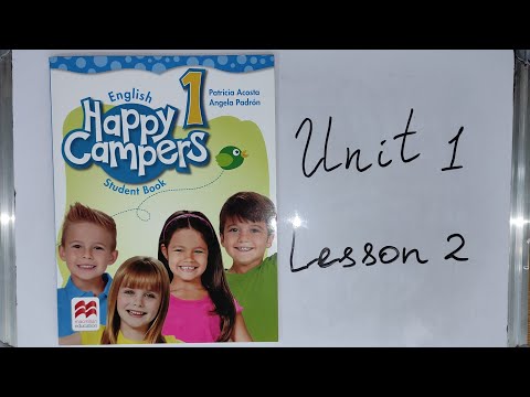 1-ci sinif ingilis dili (Happy Campers 1) Unit 1 Lesson 2 ən son izah 2022