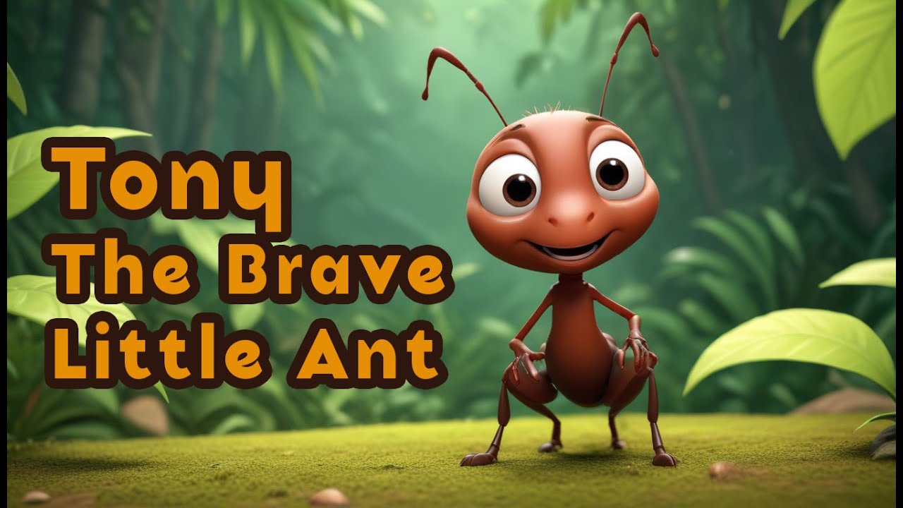 Tony the Brave Little Ant | kids Stories | Storytime | Bed time Story ...