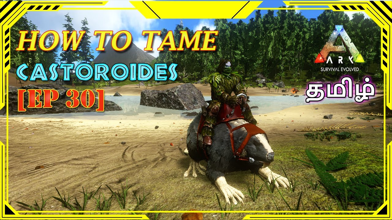 HOW TO TAME CASTOROIDES | ARK MOBILE | TAME SERIES EP 30 | MR RAPTOR ...