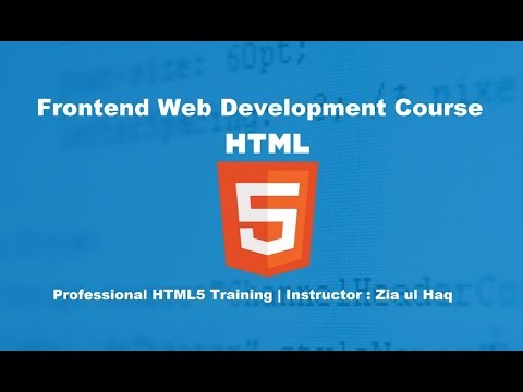 html5 tutorial for beginners in Dari - 01 Environment settings and ...