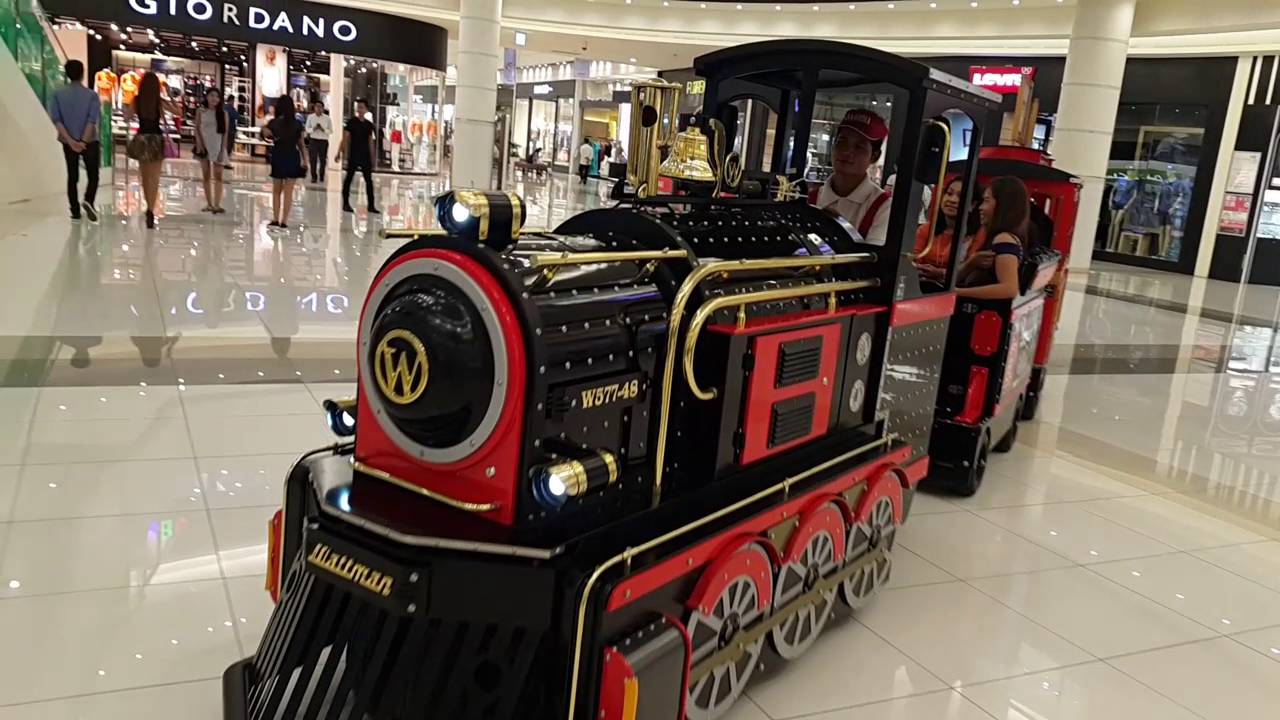 on the train at AEON Mall - YouTube