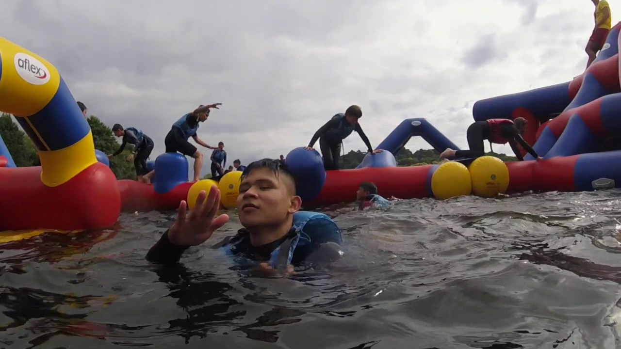 Thorpe Lakes Aqua Park - YouTube