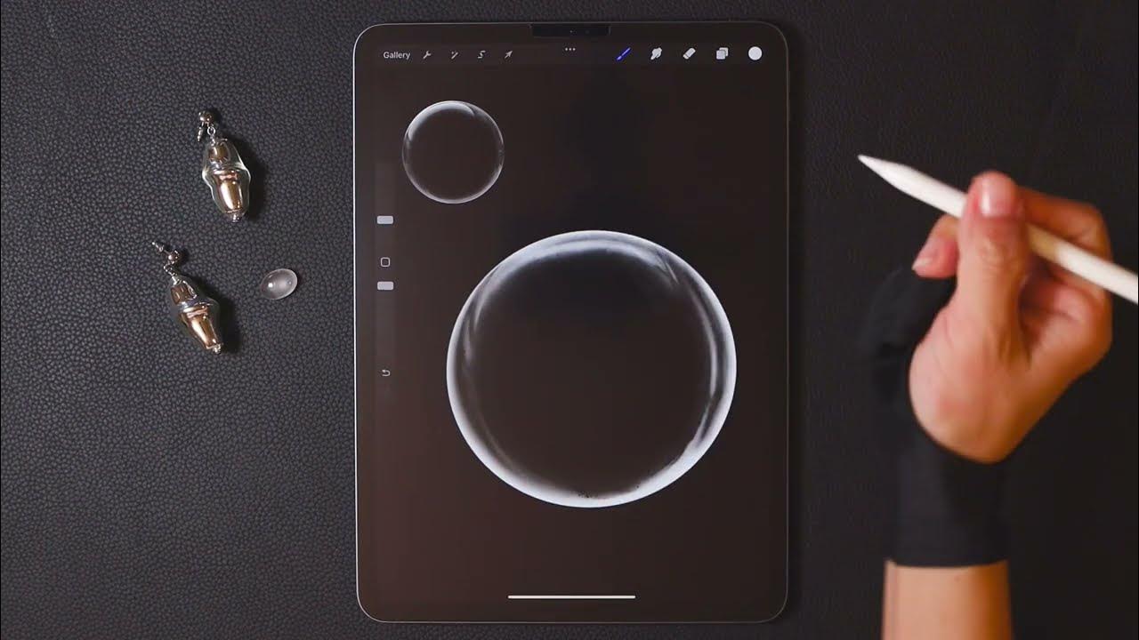 Getting started with Procreate software - How to draw Transparent Effect. - YouTube
