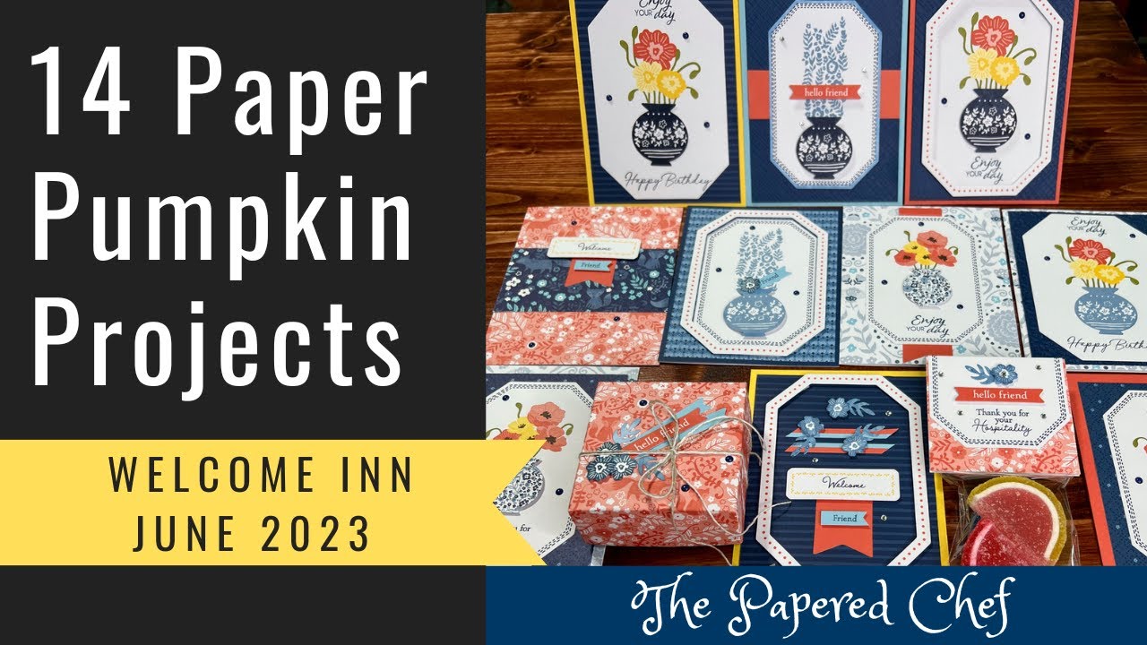 14 Projects - Welcome Inn - June 2023 Paper Pumpkin Kit by Stampin’ Up ...