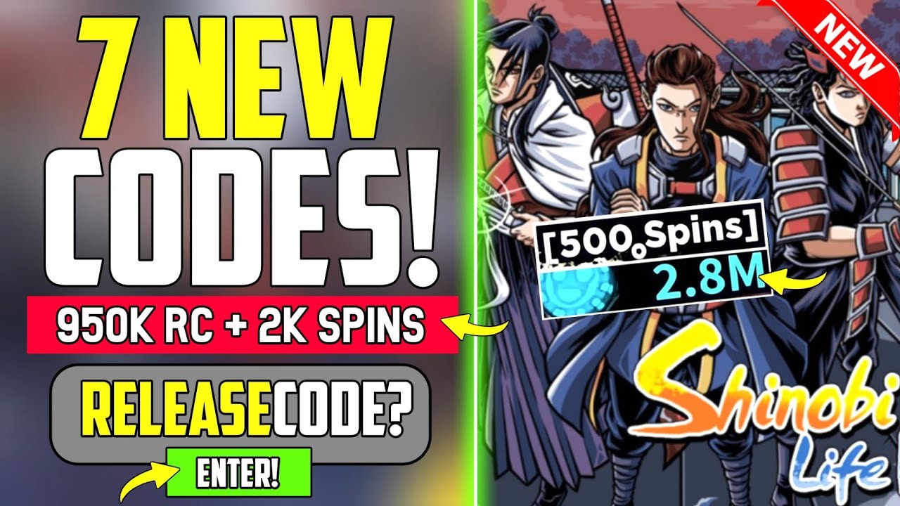 *NEW* ALL WORKING CODES FOR SHINOBI LIFE 2 2023 | ROBLOX SHINOBI LIFE 2 ...