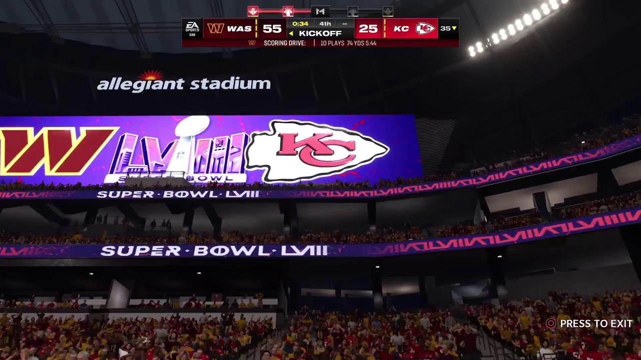 Madden 24 Fantasy Draft Franchise Season 1 Slow Sim Super Bowl LVIII Chiefs Vs Commanders Lets ...