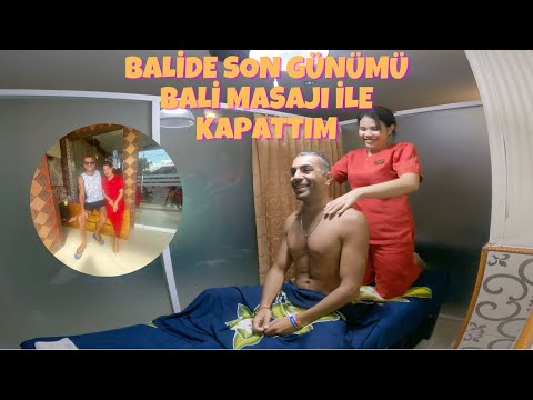 Endonezya Bali Adasında son günümde BALİ MASAJI Yaptırdım. 🇮🇩 #70