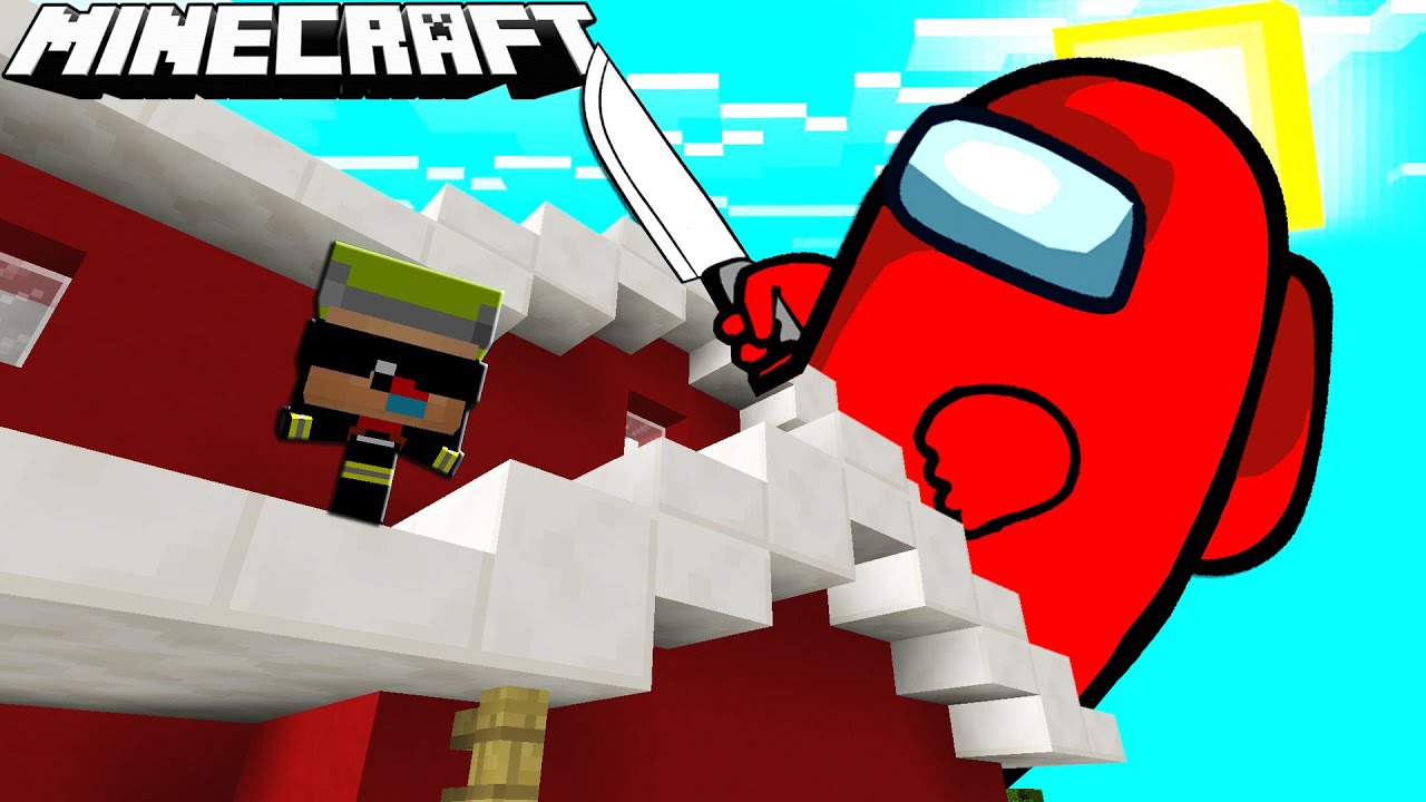AMONG US IMPOSTER MUTANT GREIFT DIE STADT AN IN MINECRAFT! - YouTube