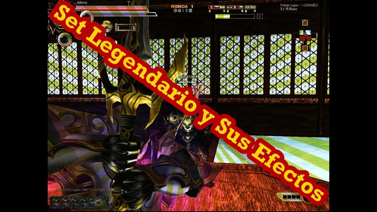 Rakion Nuevo Set Legendario Swordman Efectos - YouTube