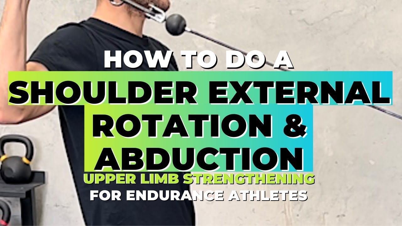 Shoulder External Rotation & Abduction - YouTube