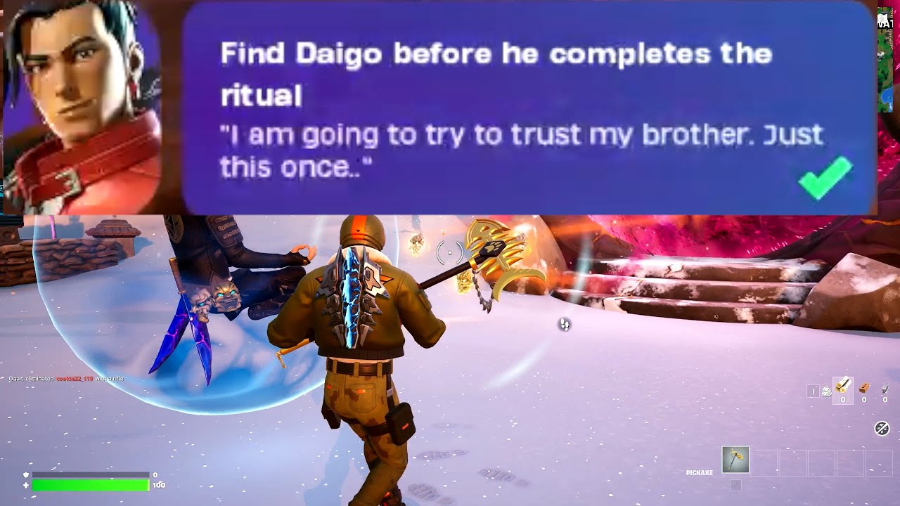 Find Daigo he complates the ritual Fortnite - YouTube