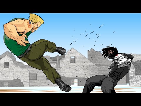 WINTER SOLDIER Vs. GUILE (Full Version) - Super Soldiers Clash