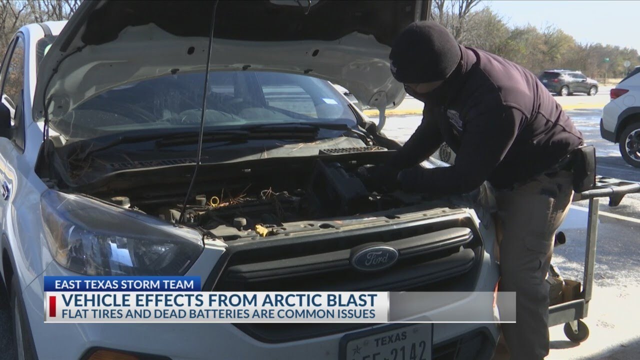 Dead batteries, flat tires: Impact of 'arctic blast' on vehicles impact ...