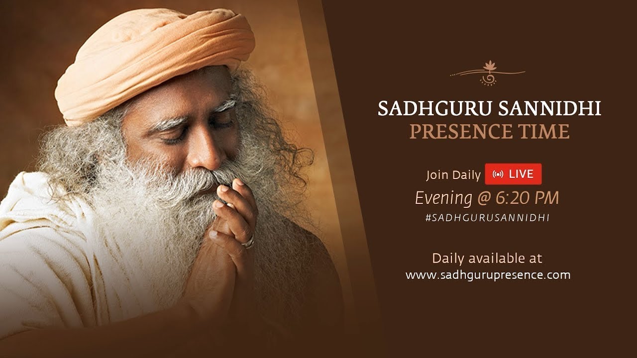 Sadhguru Sannidhi English | Join at 6:16 PM | 14 March #sadhguru # ...
