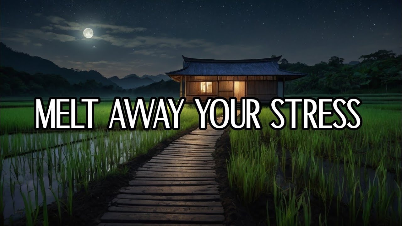 SLEEP TIGHT TONIGHT Calming rice field ambience - YouTube