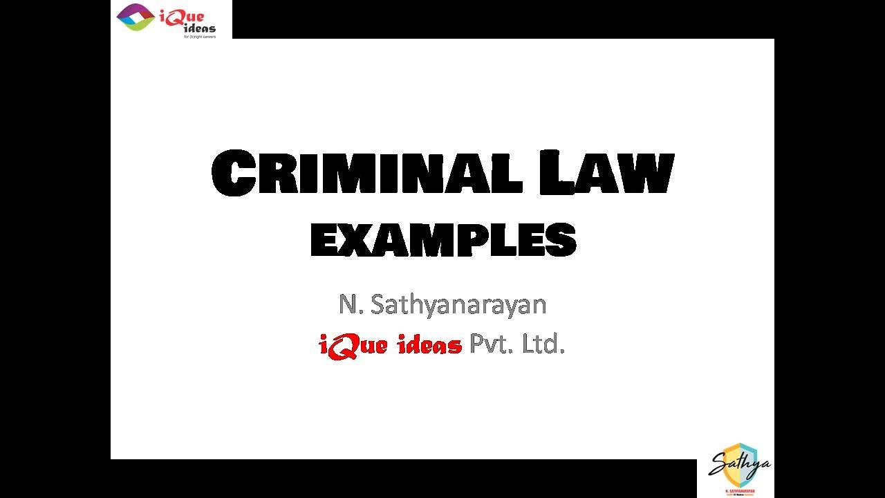 Criminal Law Examples YouTube criminal-law-examples-youtube