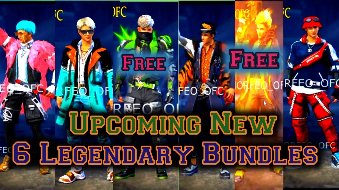 Free Fire Upcoming 6 New Bundles - Upcoming New Legendary Bundles Free ...