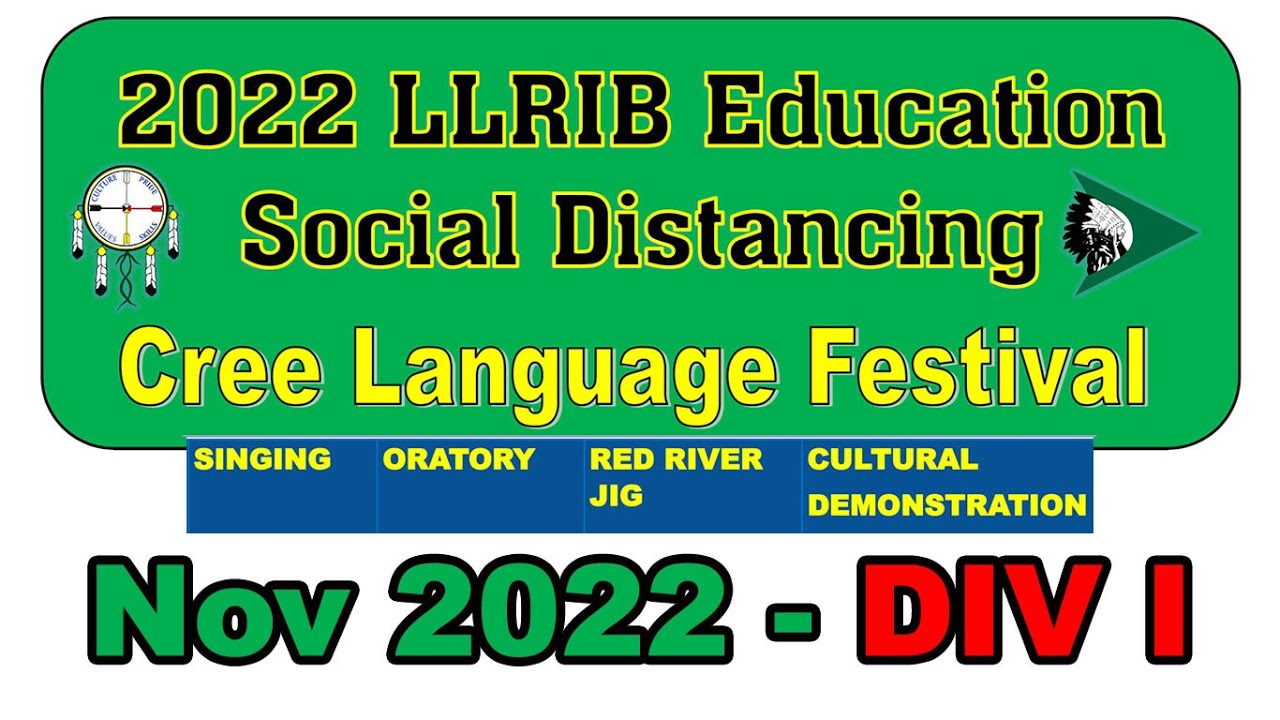 LLRIB Cree Language Festival Nov 2022 - DIV I - YouTube