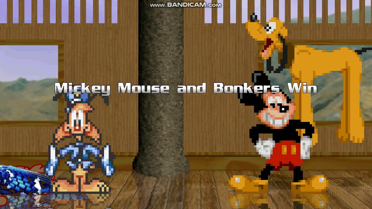 Mugen Mickey Mouse And Bonkers Vs Mordecai And Rigby Youtube