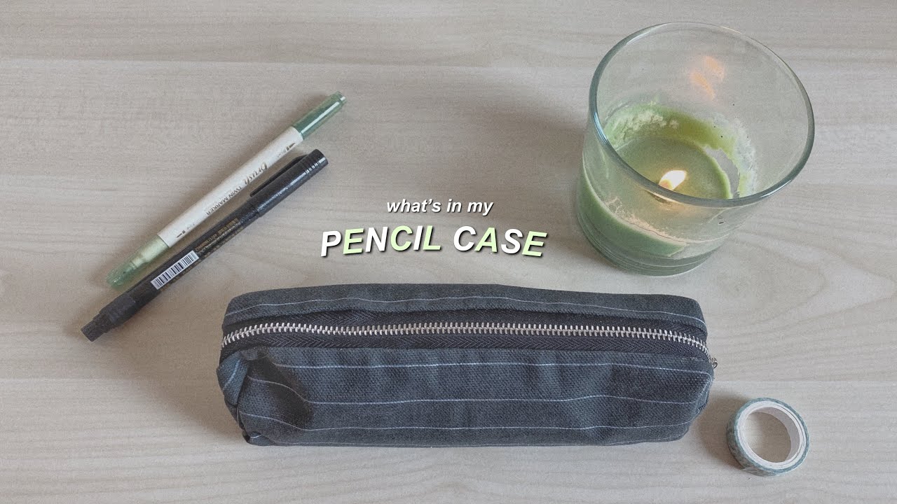 what's in my pencil case; minimalistic edition - YouTube