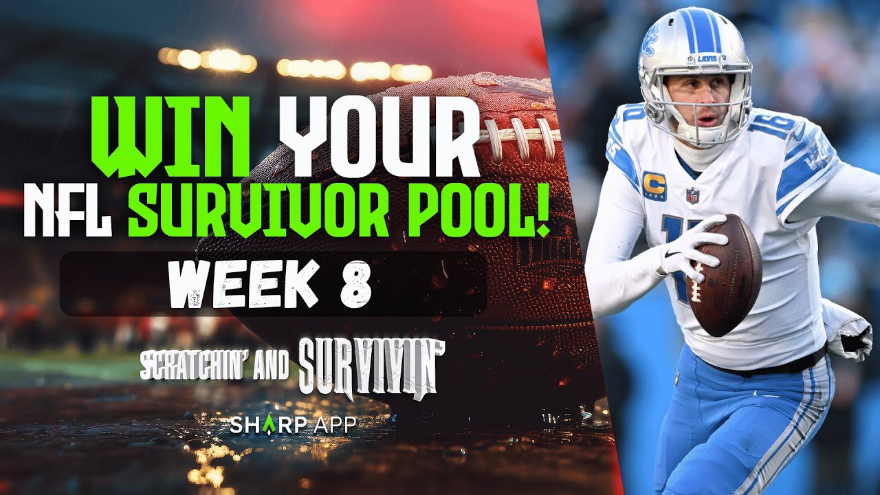WIN BIG In NFL Survivor Pools With Expert Analysis For Week 8 - YouTube