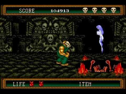 SplatterHouse 2 Sega Genesis Gameplay # 6 - YouTube