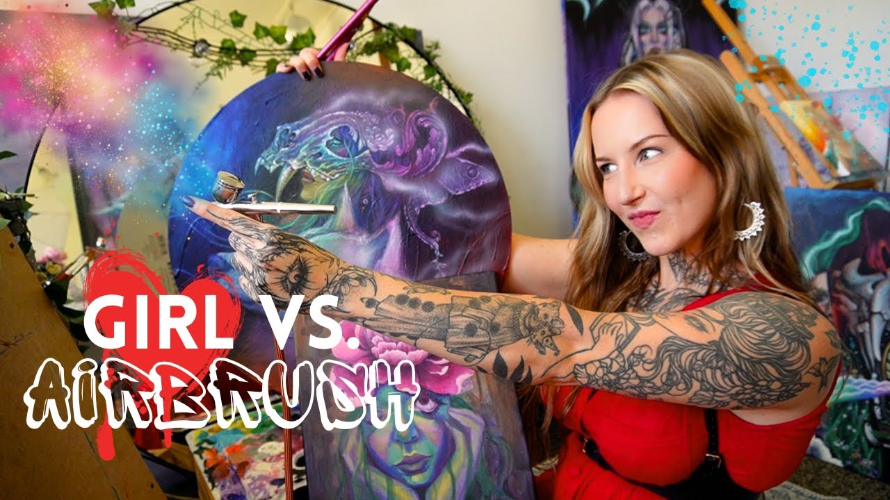 Letting my intrusive thoughts win & trying risky techniques 🎨Painting ...