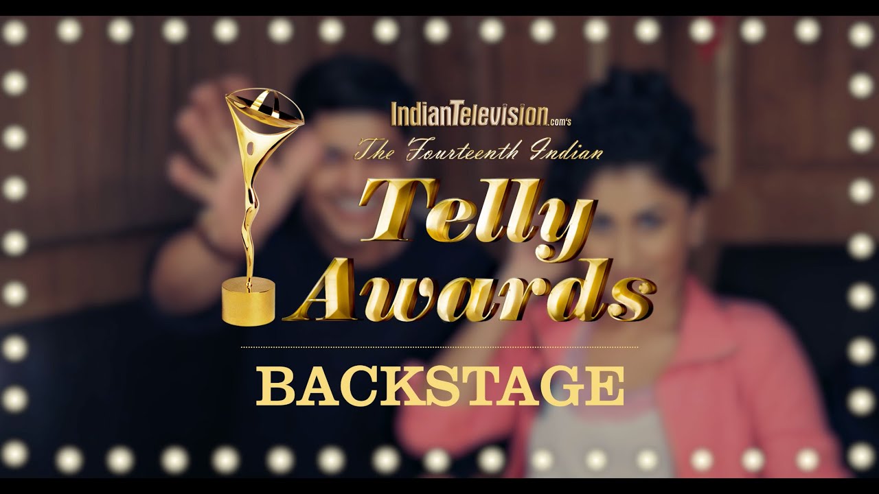 Backstage with Mayuresh Wadkar and Ajisha Shah at The 14th Indian Telly ...