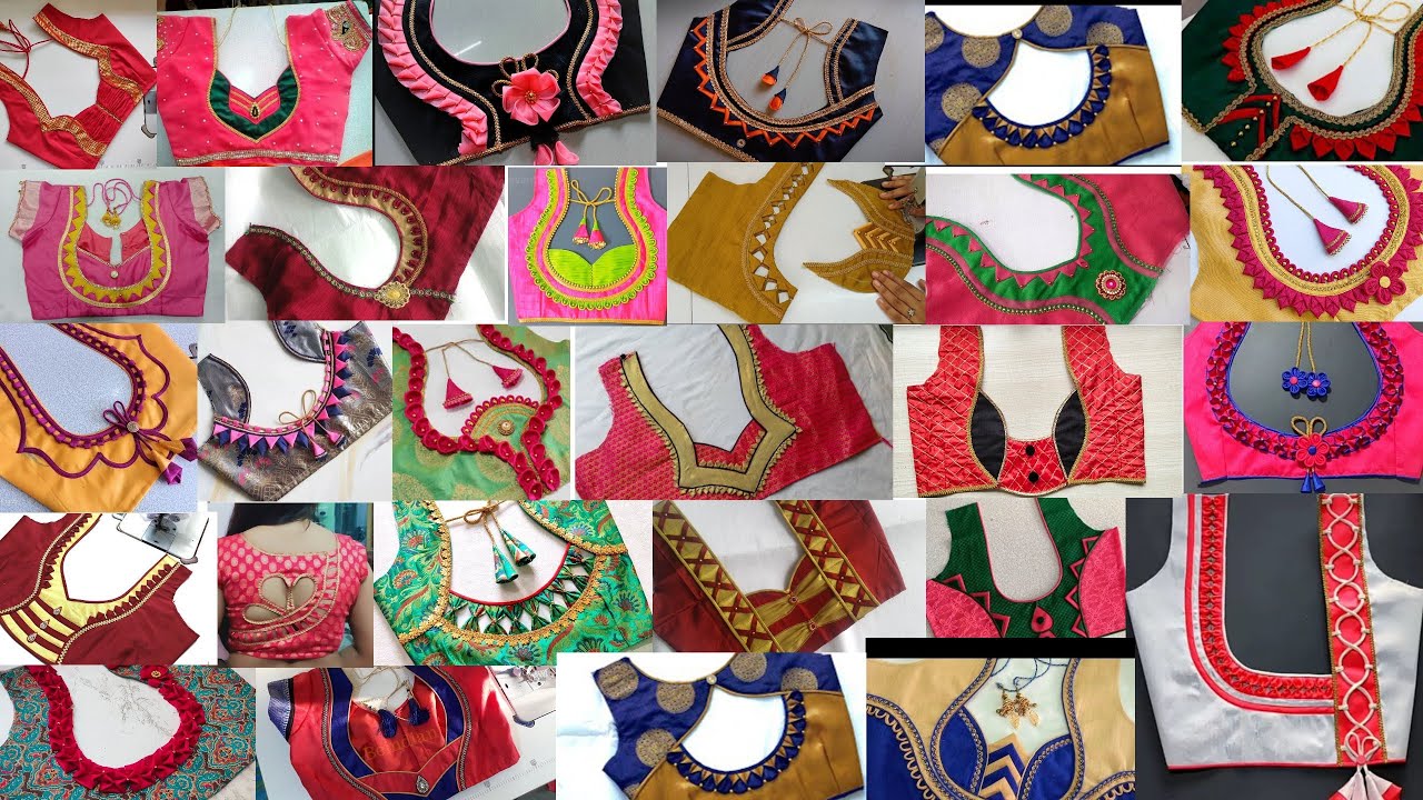💫♥️Top 150 models blouse design ideas ⚡/blouse design/blouse neck ...