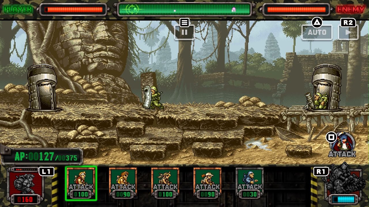 METAL SLUG ATTACK RELOADED Gameplay 🎖️ PS5 - Generic RTS - YouTube