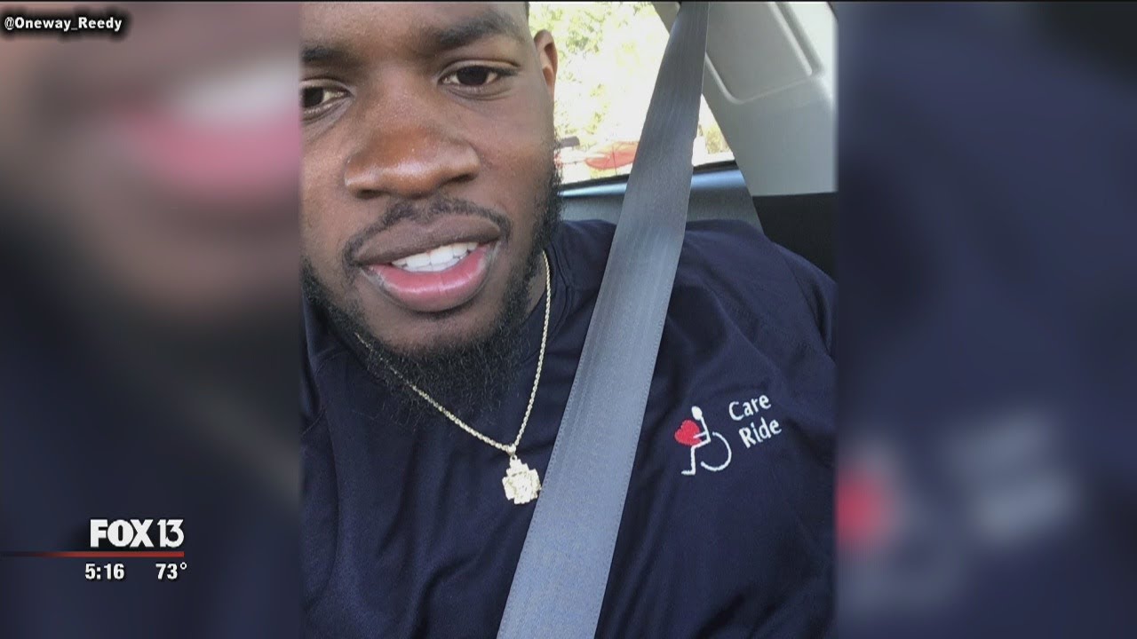 NFL player drives cancer patients during off time - YouTube