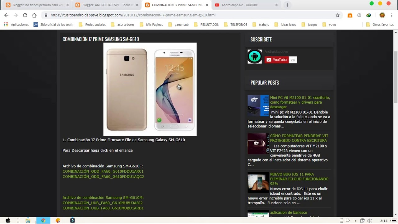 Combinación j7 prime Samsung SM-G610F SM-G610M SM-G610Y SM-G610L 2019 ...