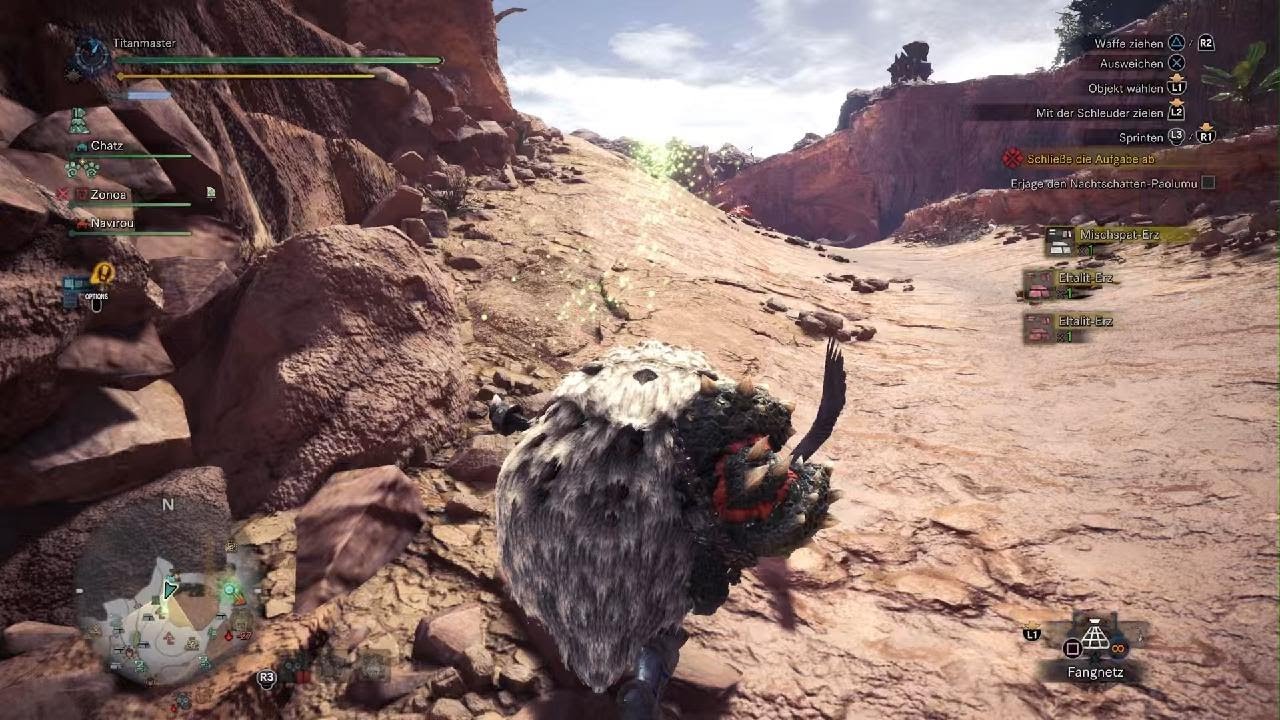Monster Hunter World: Iceborne - Nachtschatten Palomu Jagd mit Zonoa ...