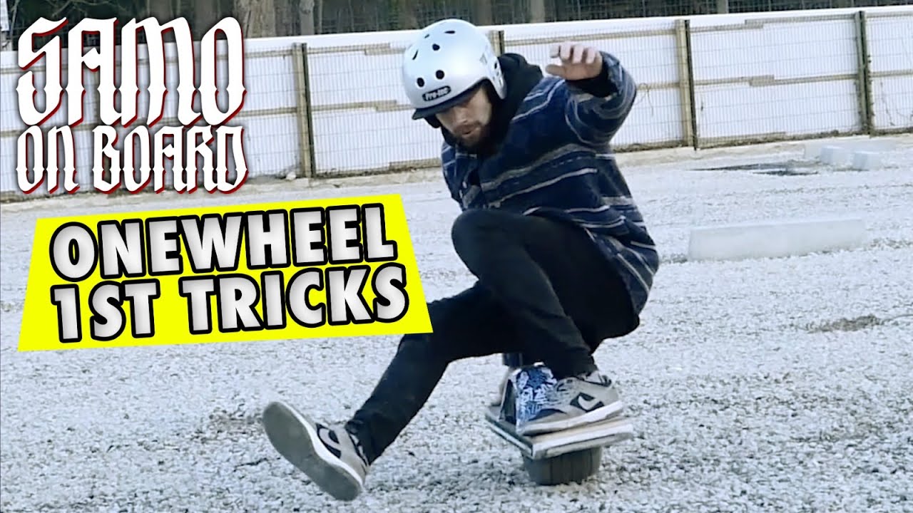ONEWHEEL - FIRST TRICKS - YouTube