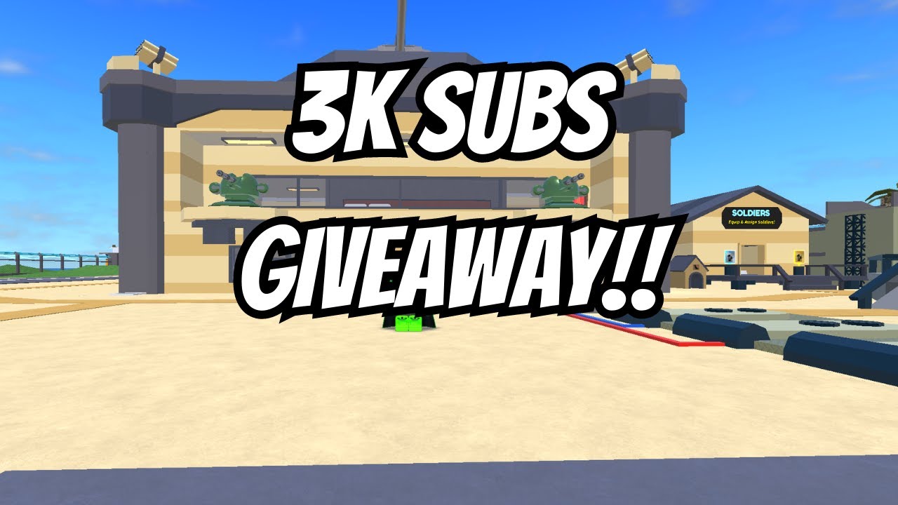 3K SUBS GIVEAWAY - YouTube