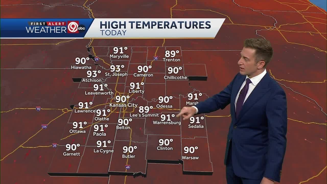 Temperature near record high today - YouTube