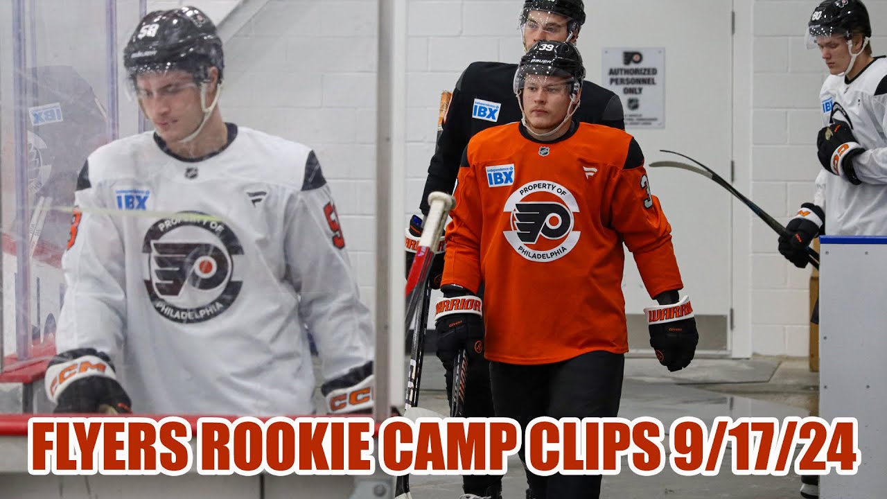 Philadelphia Flyers Rookie Camp Clips - 9/17/24 - YouTube
