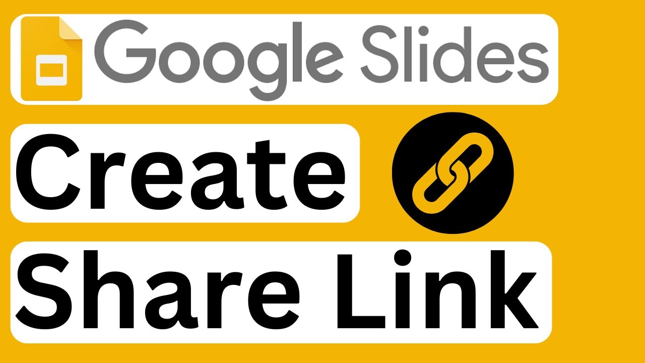 How to Share Google Slides Link - Easy to Follow - YouTube