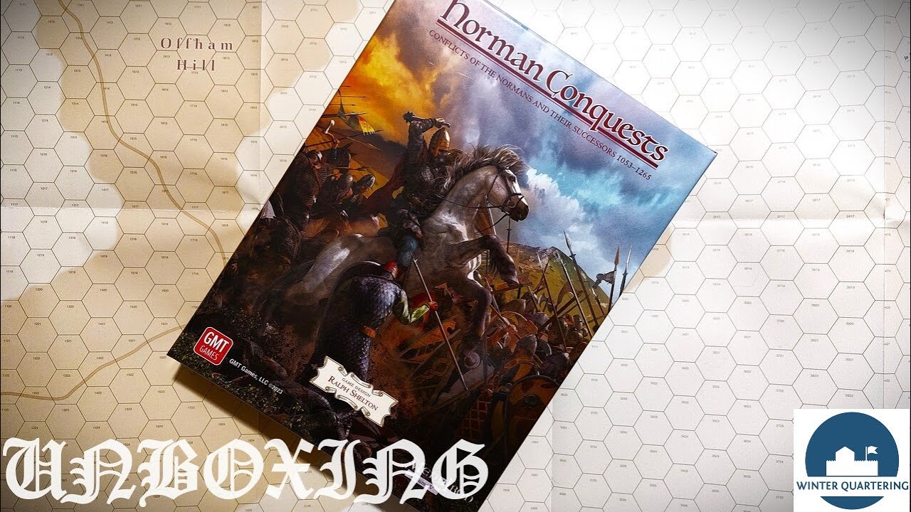 NORMAN CONQUESTS, Gmt games | Unboxing | (ita) | Winter Quartering ...