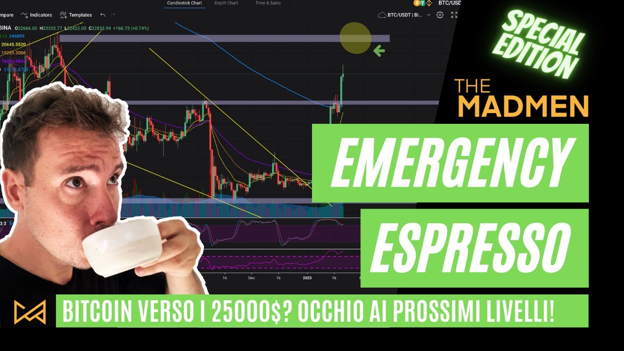 BITCOIN verso i 25000$? Occhio ai PROSSIMI LIVELLI! | CRYPTO ESPRESSO ...
