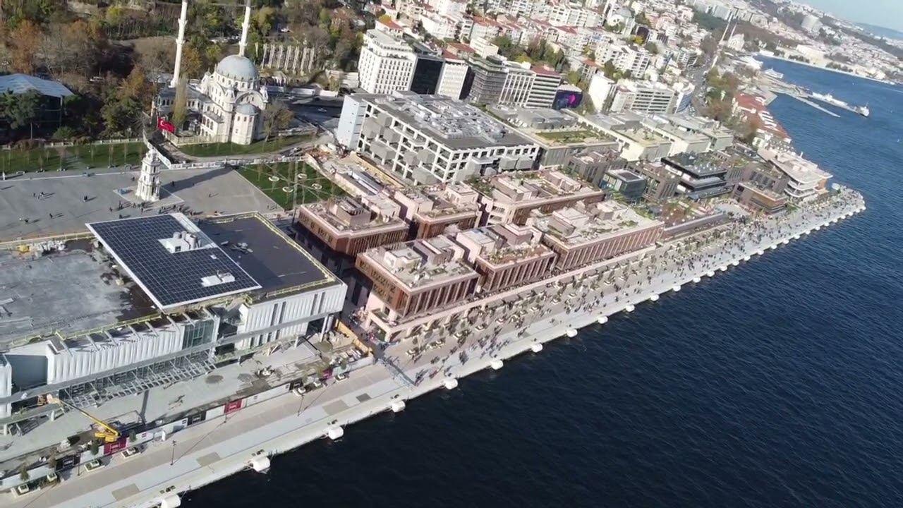 Galata Port Istanbul Pazar Sunday Caz Jazz Galataport Aerial by drone ...