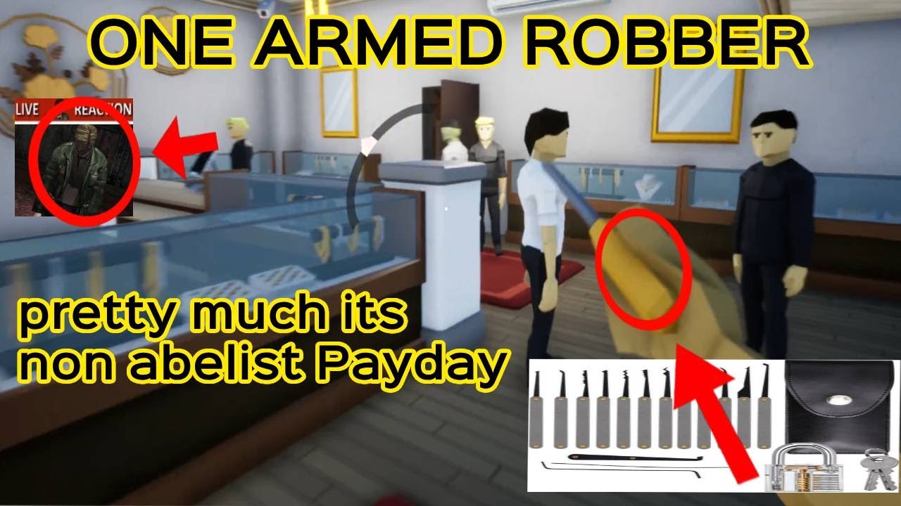 Sleep-deprived one-handed PAYDAY-style bank-robbing! | One-Armed Robber ...