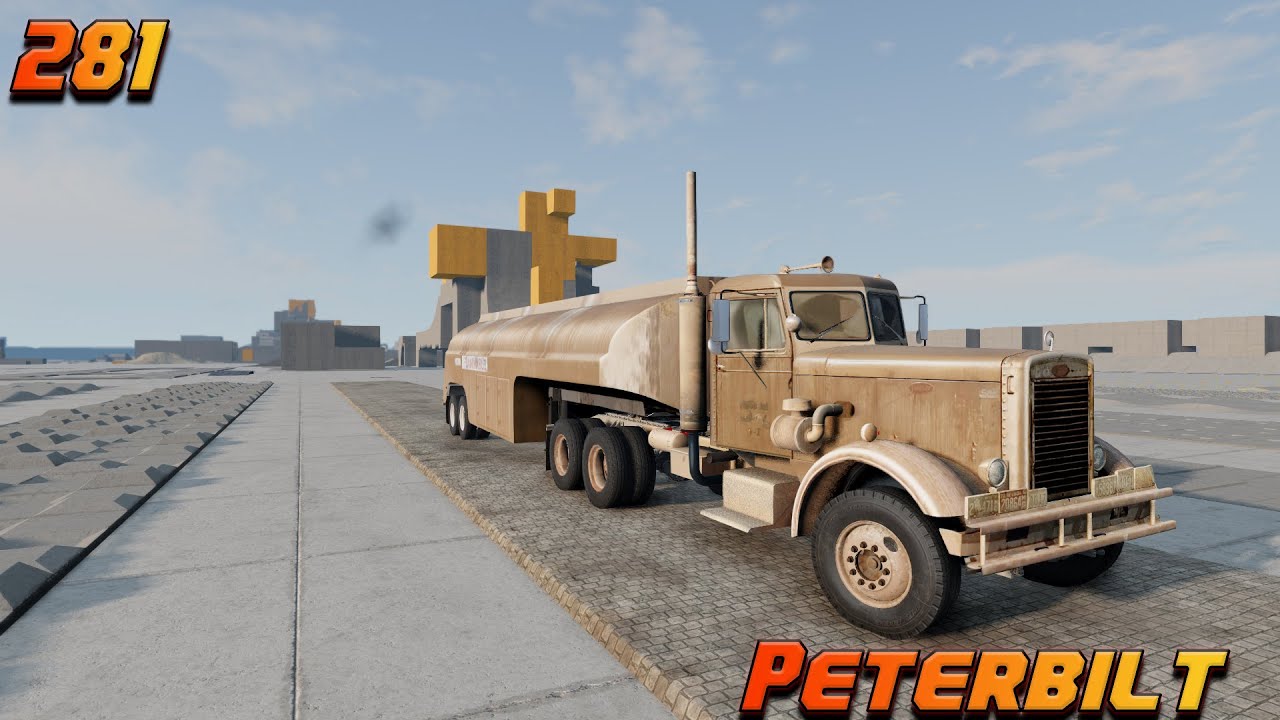 1955 Peterbilt 281 Duel Truck-BeamNG Drive(#1567) - YouTube