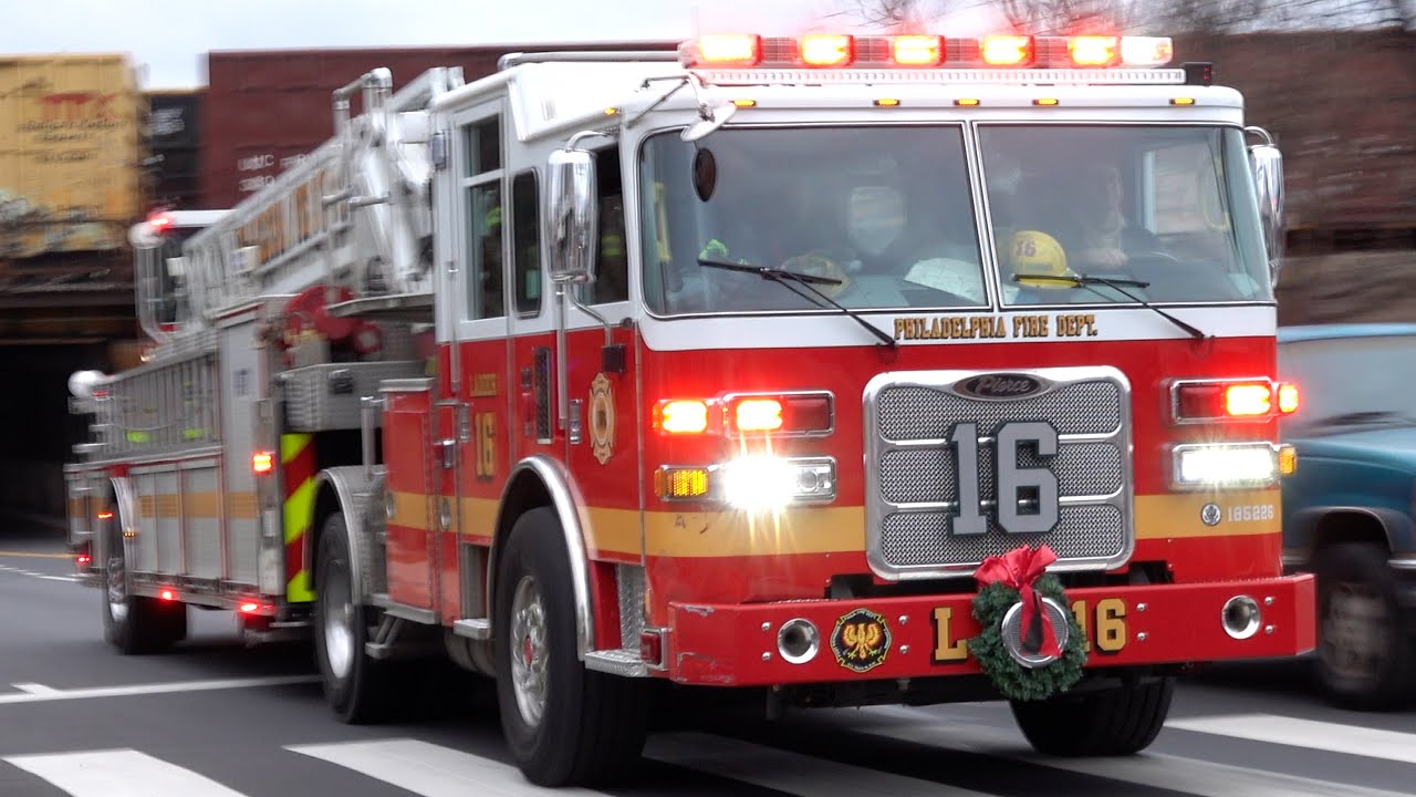PFD Ladder 16 Responding - YouTube