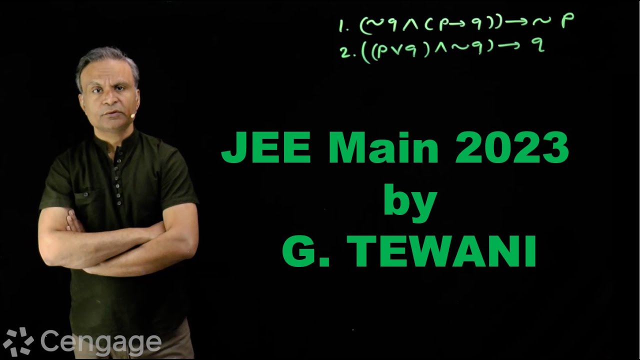 Mathematics | JEE Main 2023 | JEE Advanced | G Tewani | Cengage | Learn ...