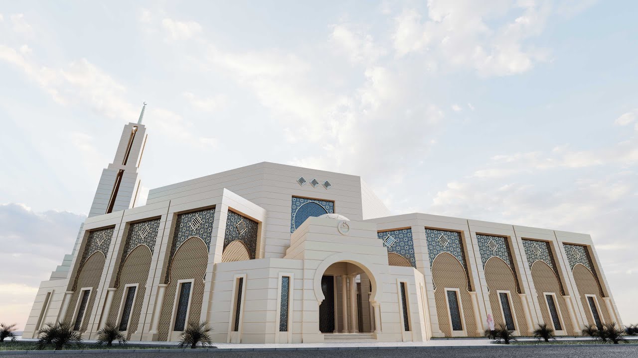 Kuwait Mosque | Real-time Raytracing (RTX) Render | D5 Render Animation ...
