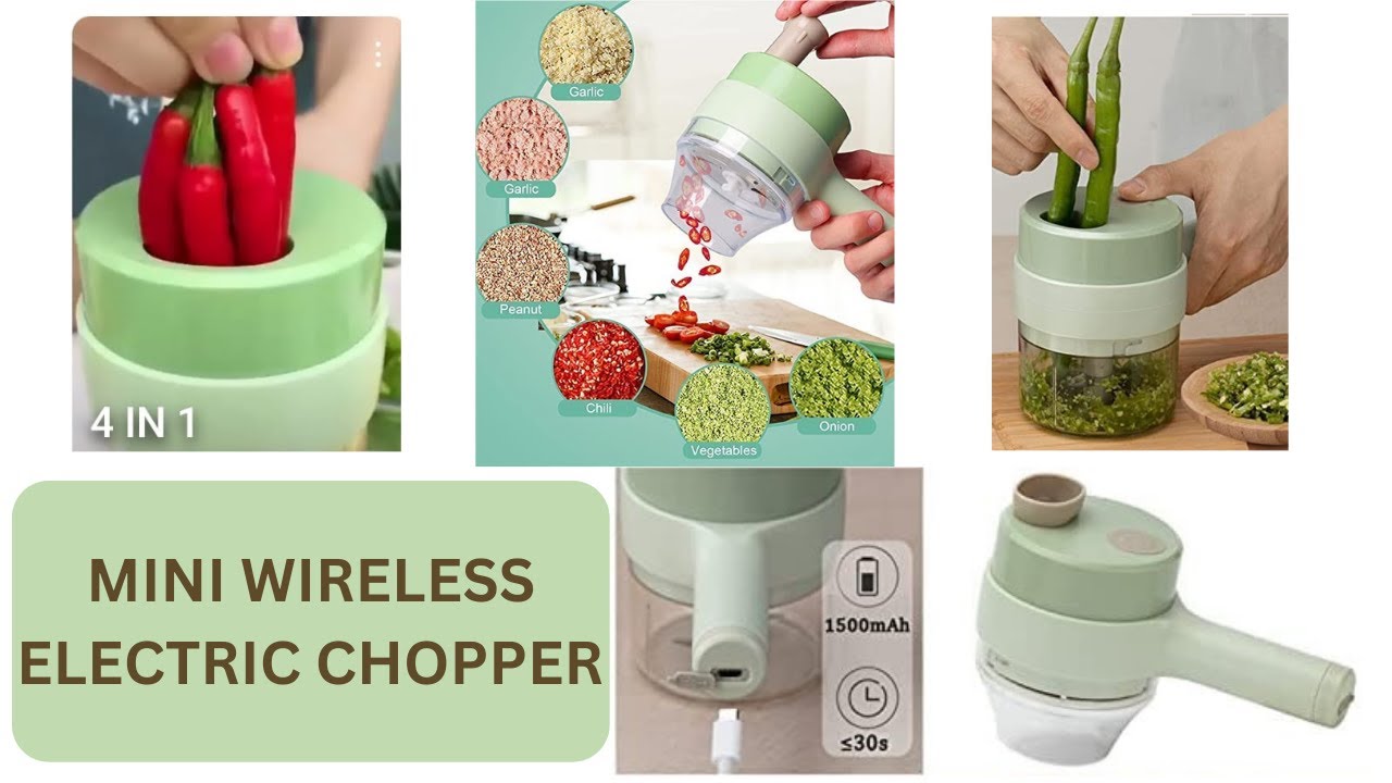Food chopper/electric handheld cooking hammer food chopper unboxing ...