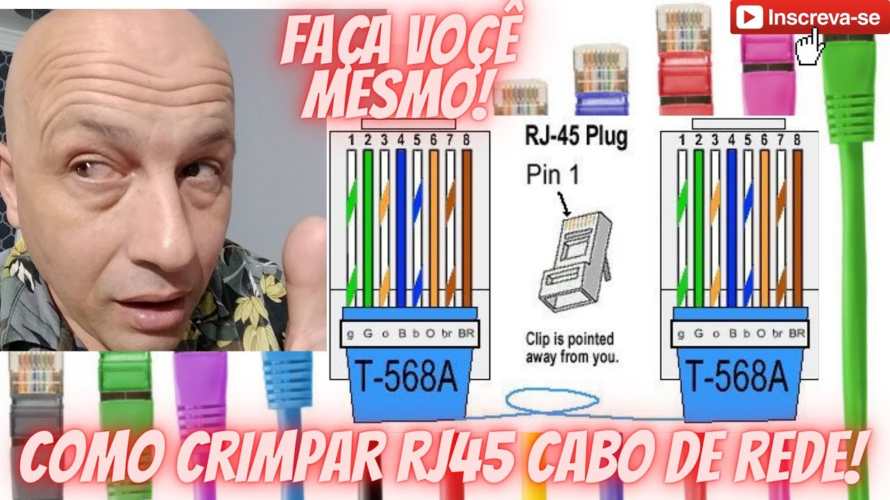 COMO CRIMPAR RJ45 (FAZER CABO DE REDE)faça você mesmo - YouTube
